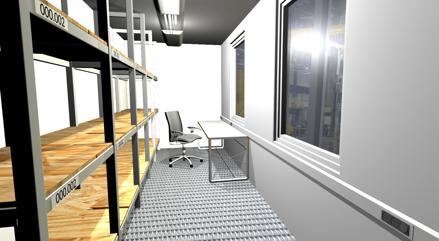 Kontener magazynowy m01 | Bulkon